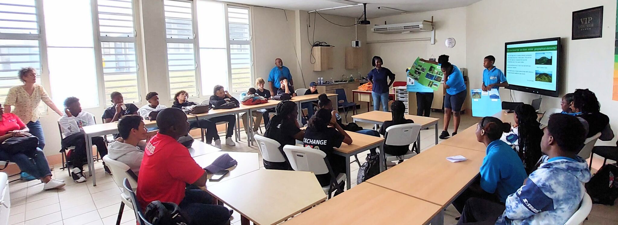 Lovely exchange with Saba Comprehensive School students – GvP school